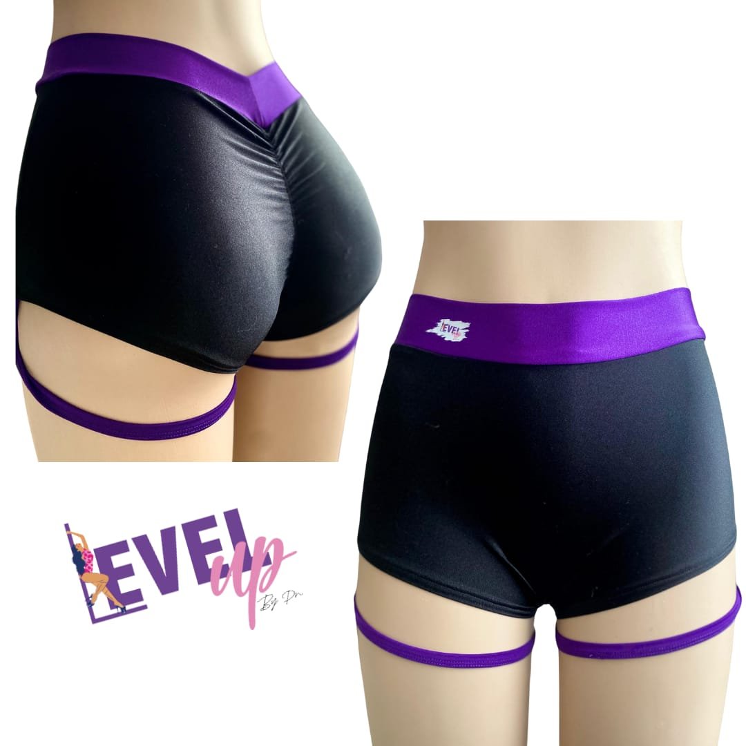 hot-pants-negro-morado-level-up